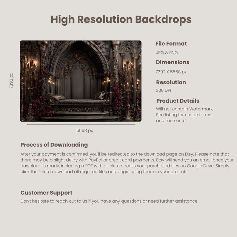 52 Gothic Backdrop, Dark Cathedral Scene, Haunted Castle Background ...