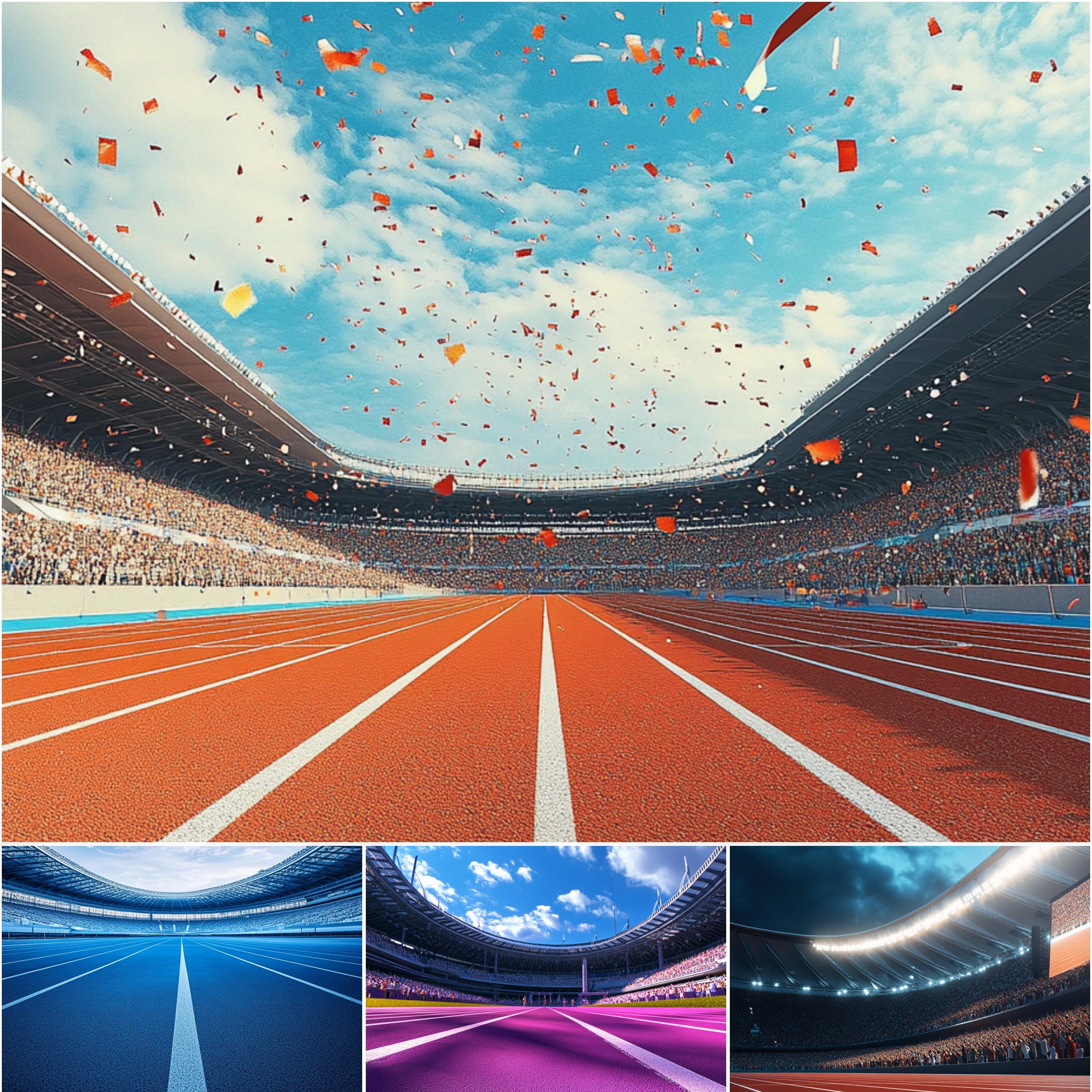 60 Track and Field Photography Backdrop: Sports Event Portrait Banner ...