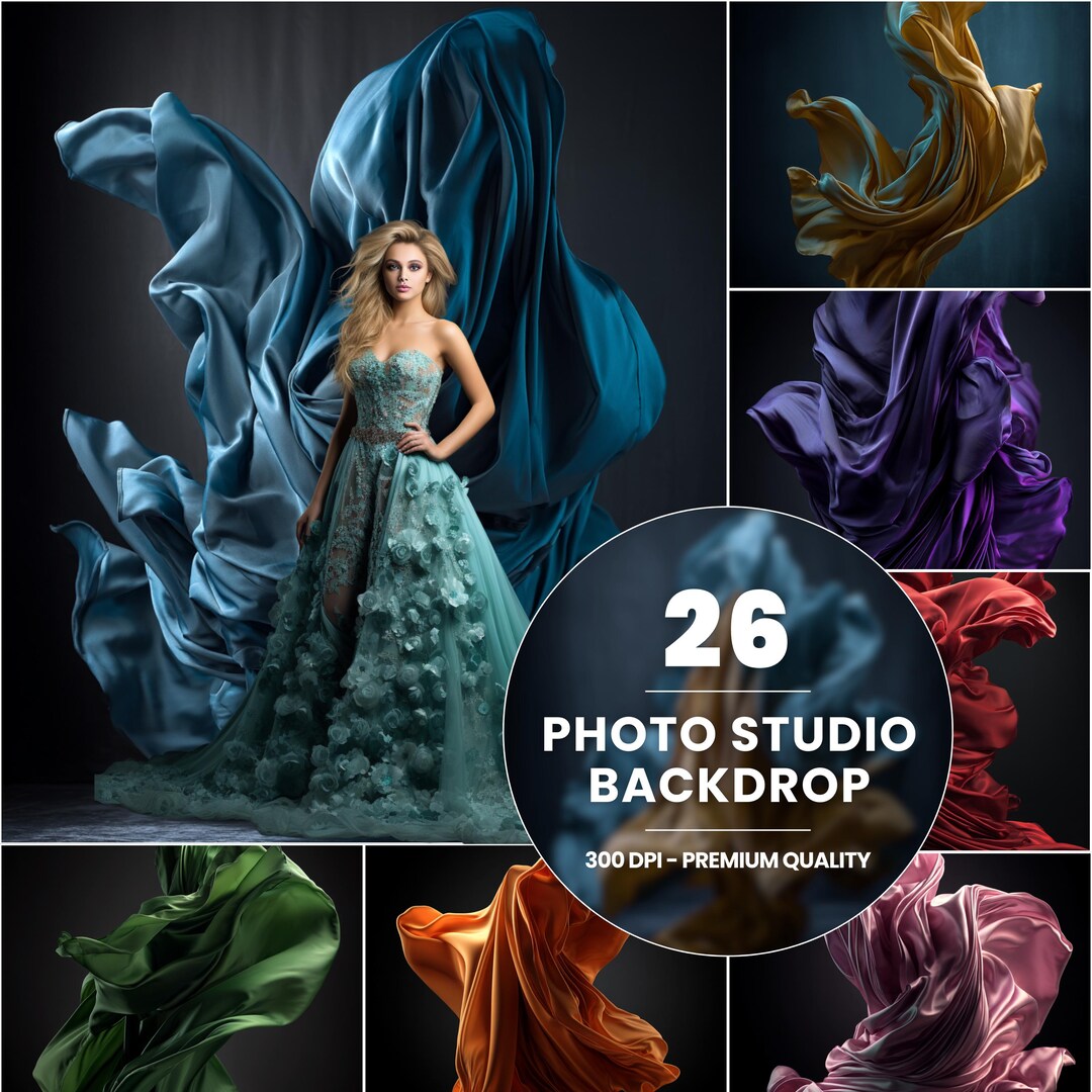 26 Color Photo Studio Backdrops: Maternity Portrait Backgrounds ...