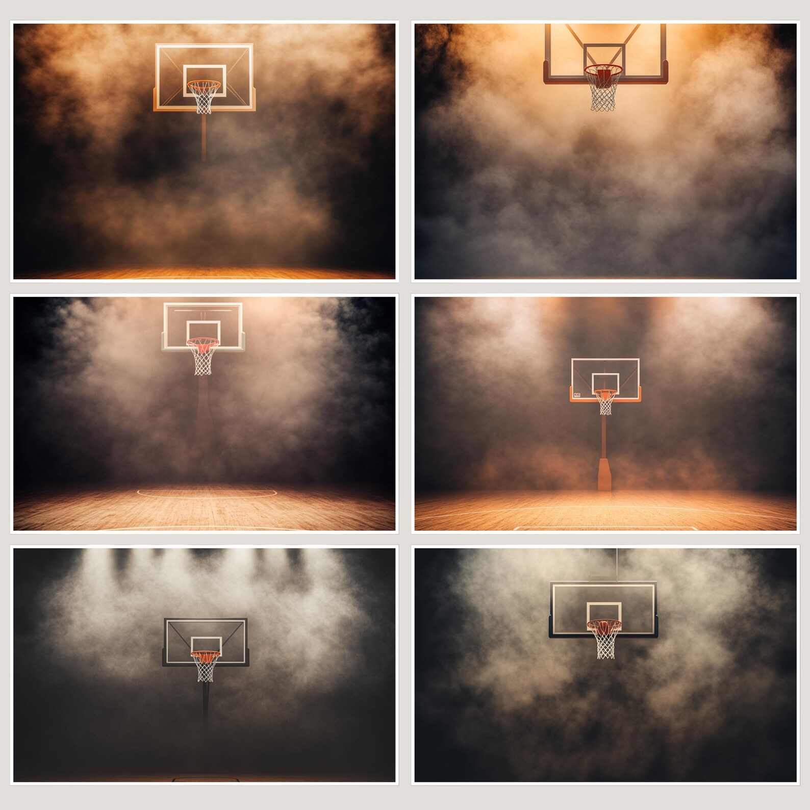 100 Basketball Digital Backdrops for Sports Photography, Basketball ...