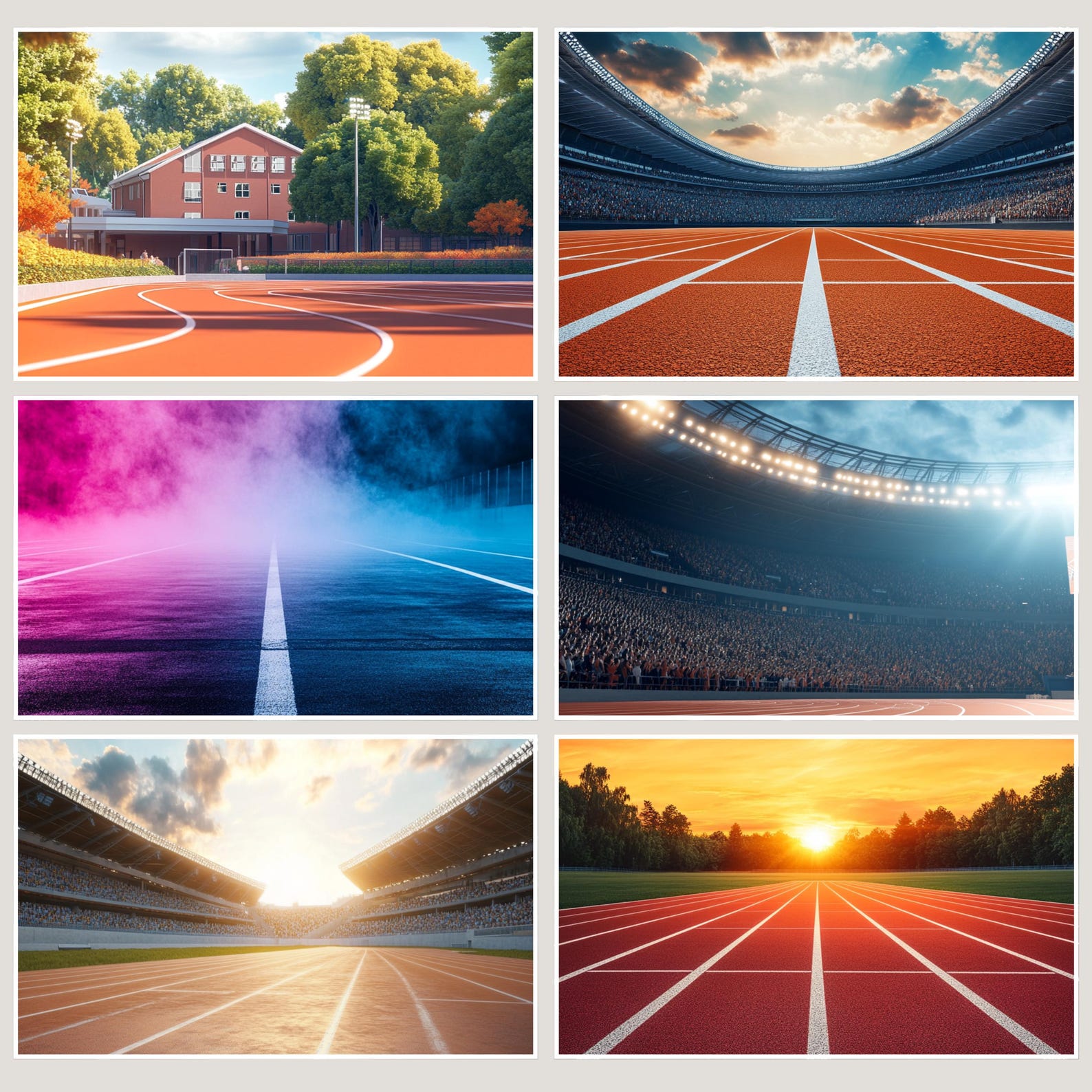 60 Track and Field Photography Backdrop: Sports Event Portrait Banner ...