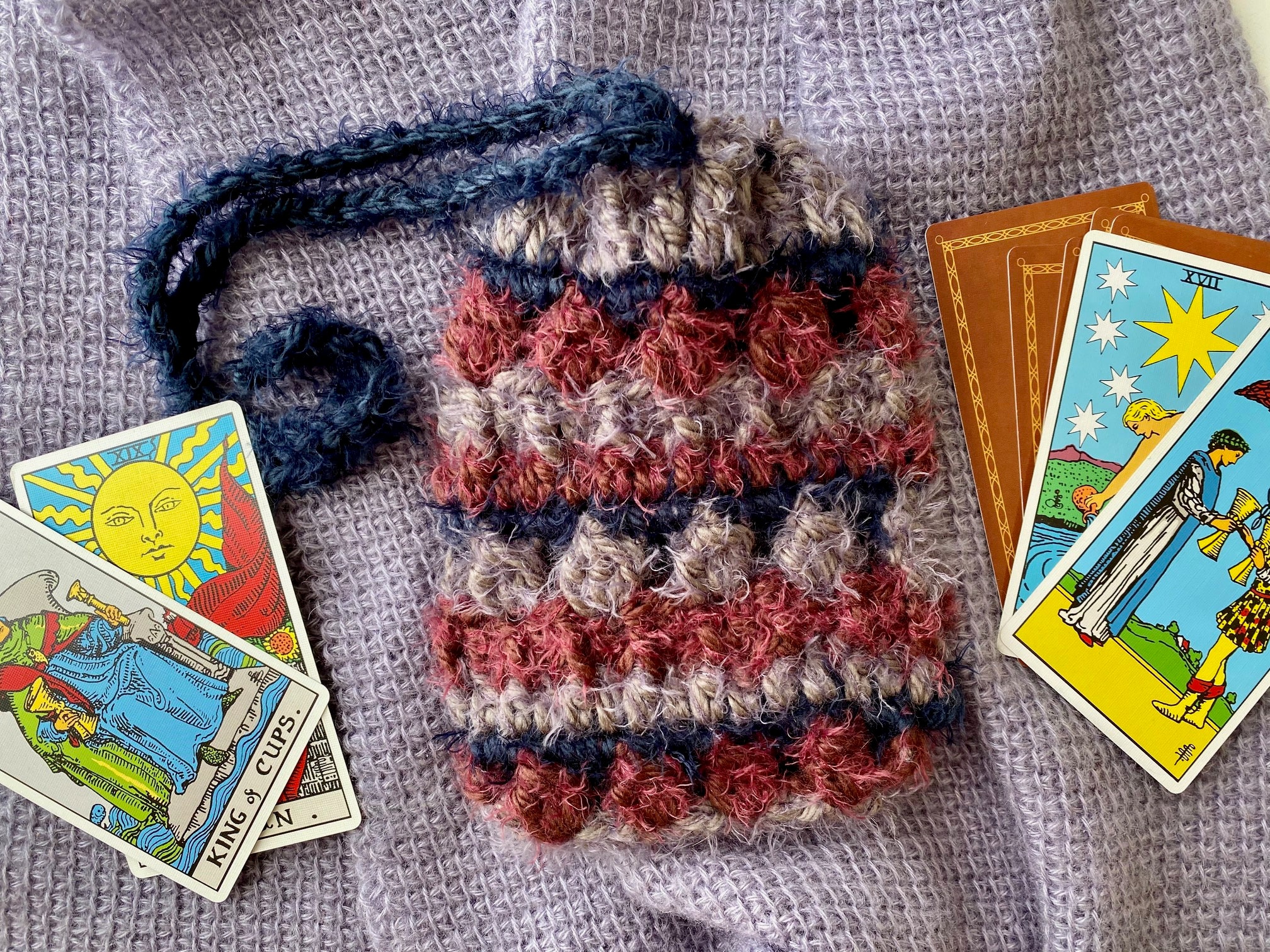 Tarot Bag Talisman Bag Crochet Pattern Magic Pouch Witch Tool Make in ...