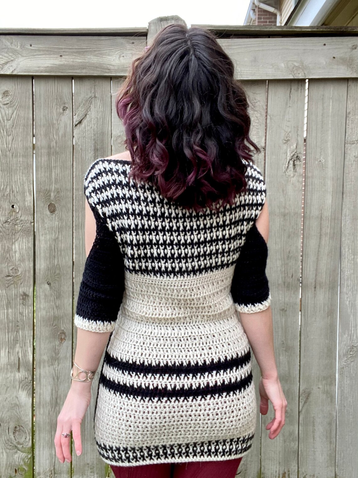 Solar Eclipse Dress Crochet Pattern, Size Small, Peek-a Boo Sleeves - Etsy