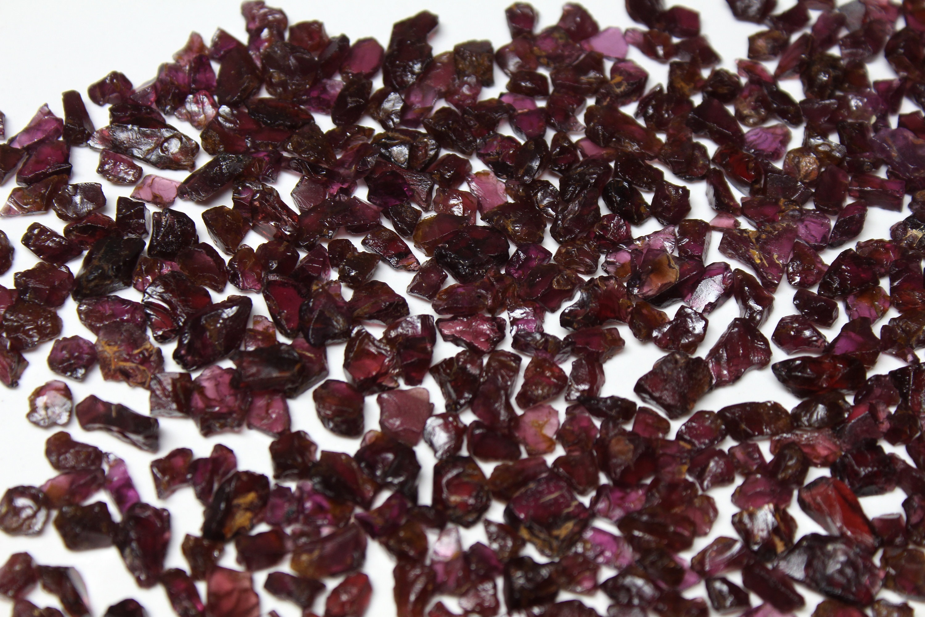 Natural RHODOLITE GARNET Raw Garnet Rough Lot Size 13x87x5 | Etsy