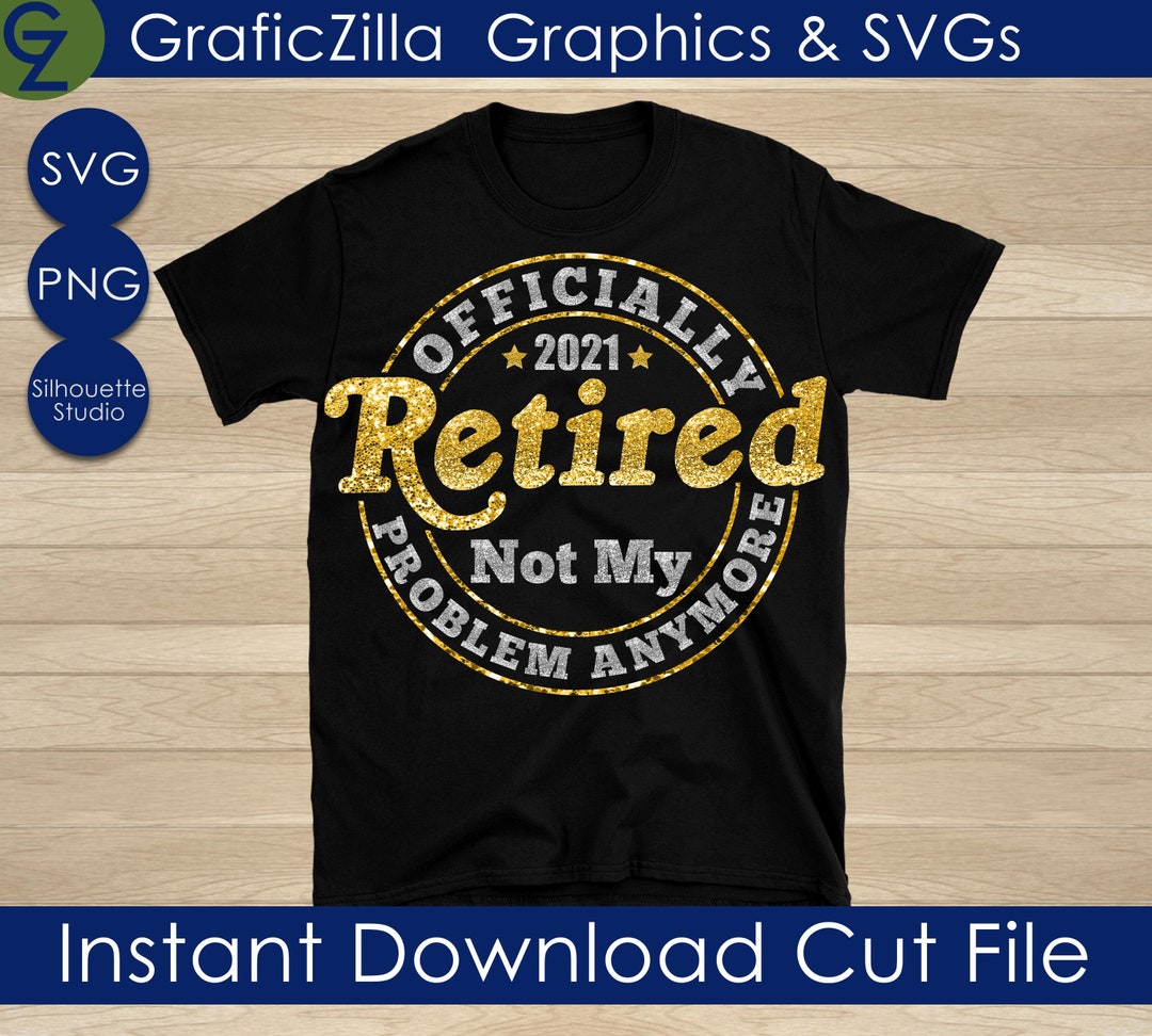 Officially Retired SVG, Retired SVG, Retirement Svg, PNG Instant ...