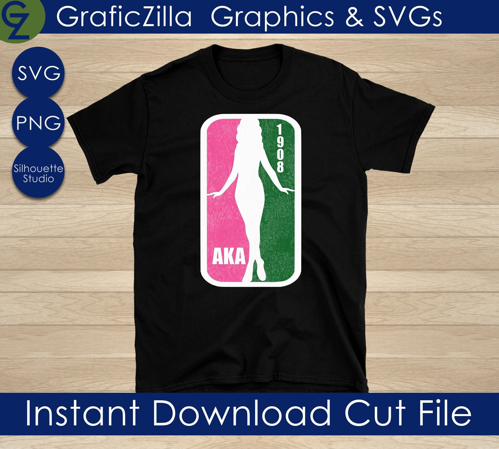 AKA SVG, Pink and Green Svg, Alpha Kappa Alpha, Founder's Day, Instant ...