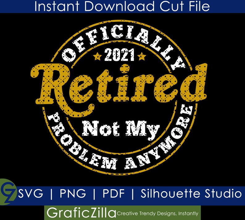 Officially Retired SVG Retired SVG Retirement Svg PNG | Etsy