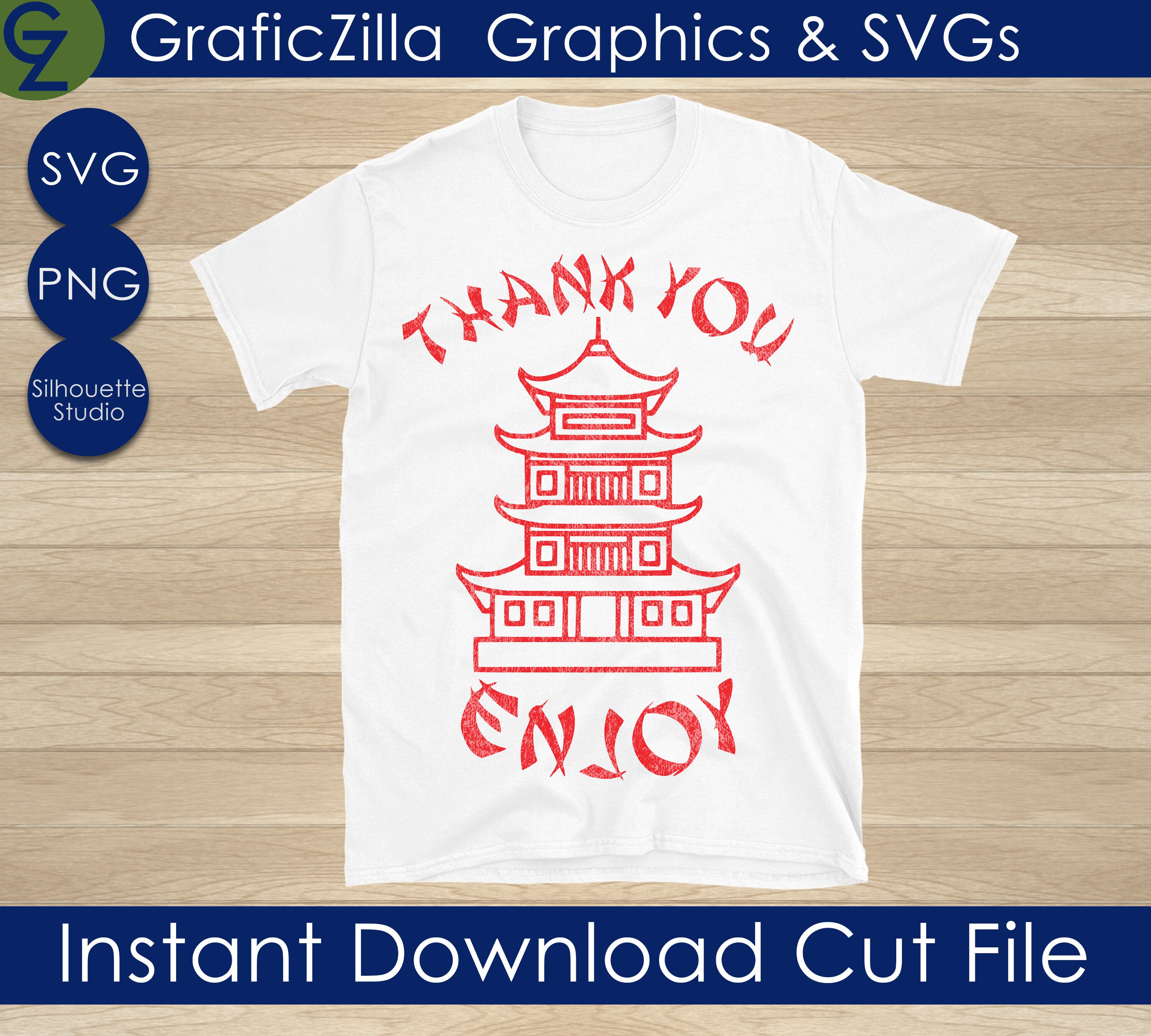 Thank You Enjoy Svg, Chinese Takeout SVG, Fried Rice SVG, Instant ...