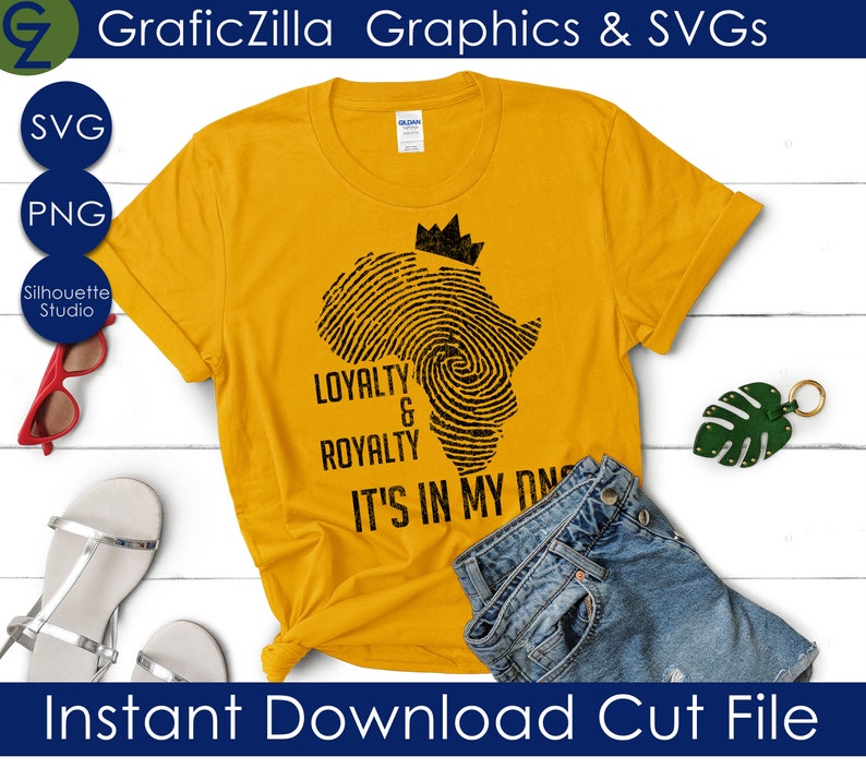 Loyalty and Royalty SVG Black History SVG PNG Instant - Etsy
