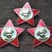 Set of 3 Pcs Vintage Soviet Pin Red Star Vintage Pin Young Pioneer ...