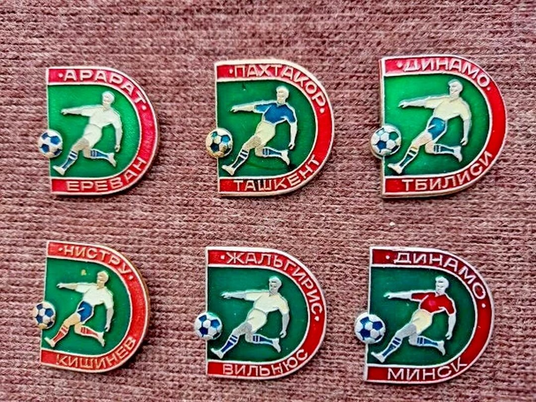 Set of 19 Soviet Pins, Soviet Badges. All Football Clubs Ussr,soviet ...