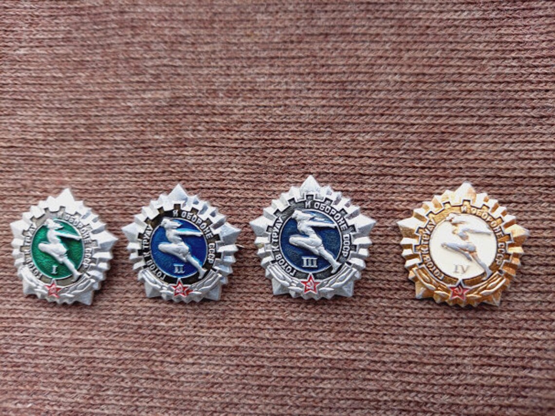 Set of 4 Badges of four degrees Ready for Labor and | Etsy