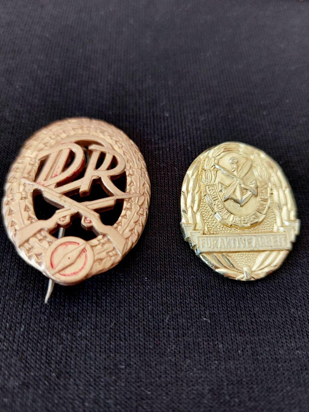 Vintage GDR Badges – Original East German Collectibles – Set of 2 DDR ...