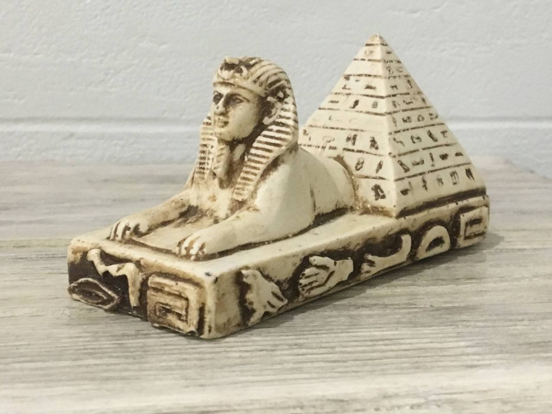 Unique Handmade Egyptian Sphinx Statue - Crafted Elegance From the Land ...