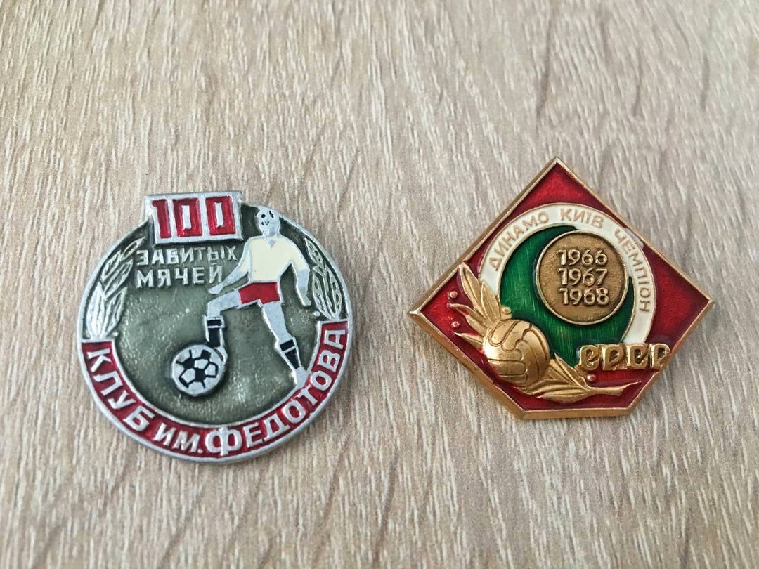 Ukrainian Football Heritage: Vintage USSR Era Badges - Etsy