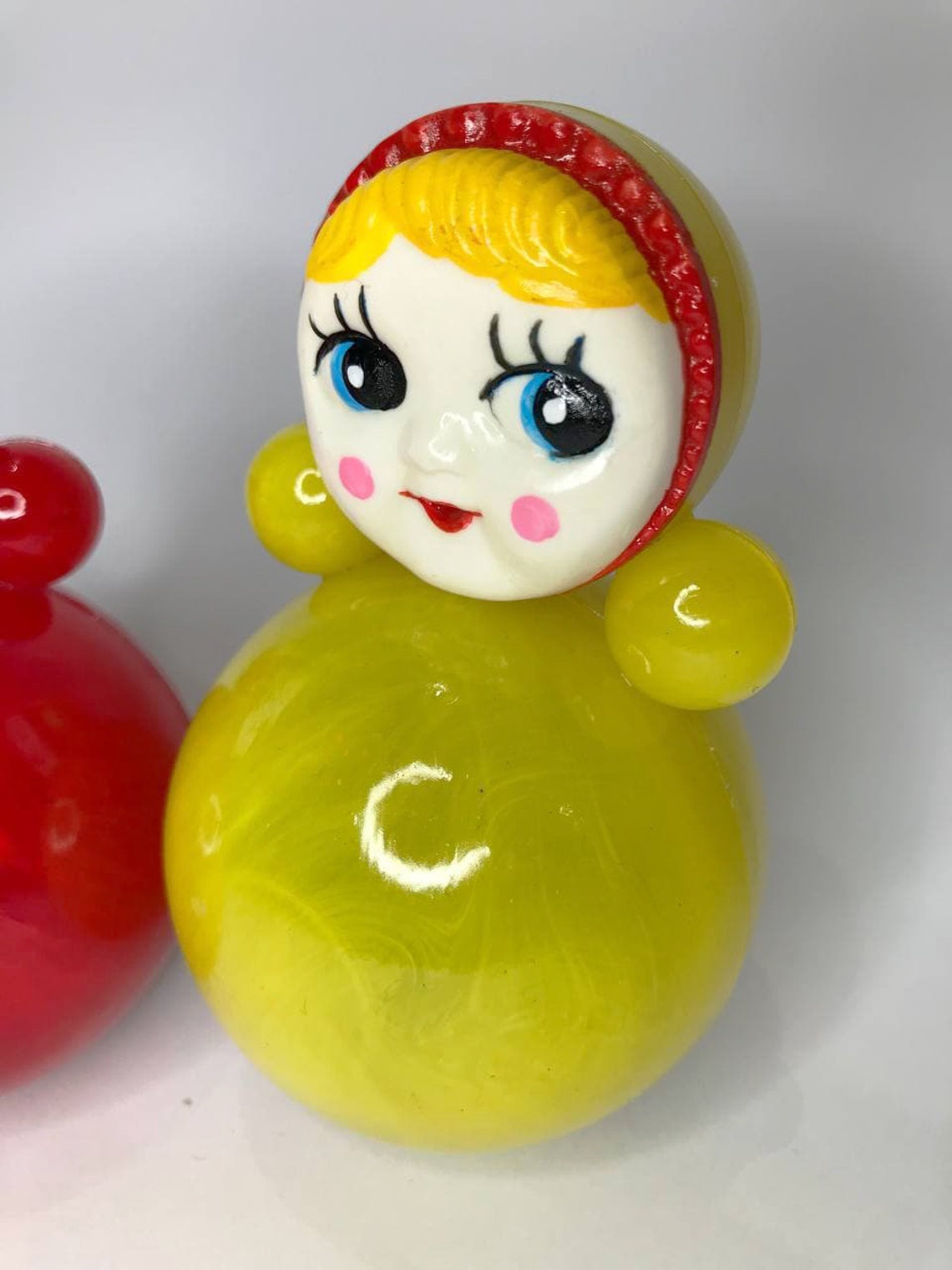 Rolly Polly Dolls Set of 2 Dolls Vintage Rolly Polly Toy - Etsy