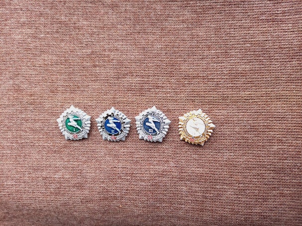 Set of 4 Badges of Four Degrees ready for Labor and - Etsy