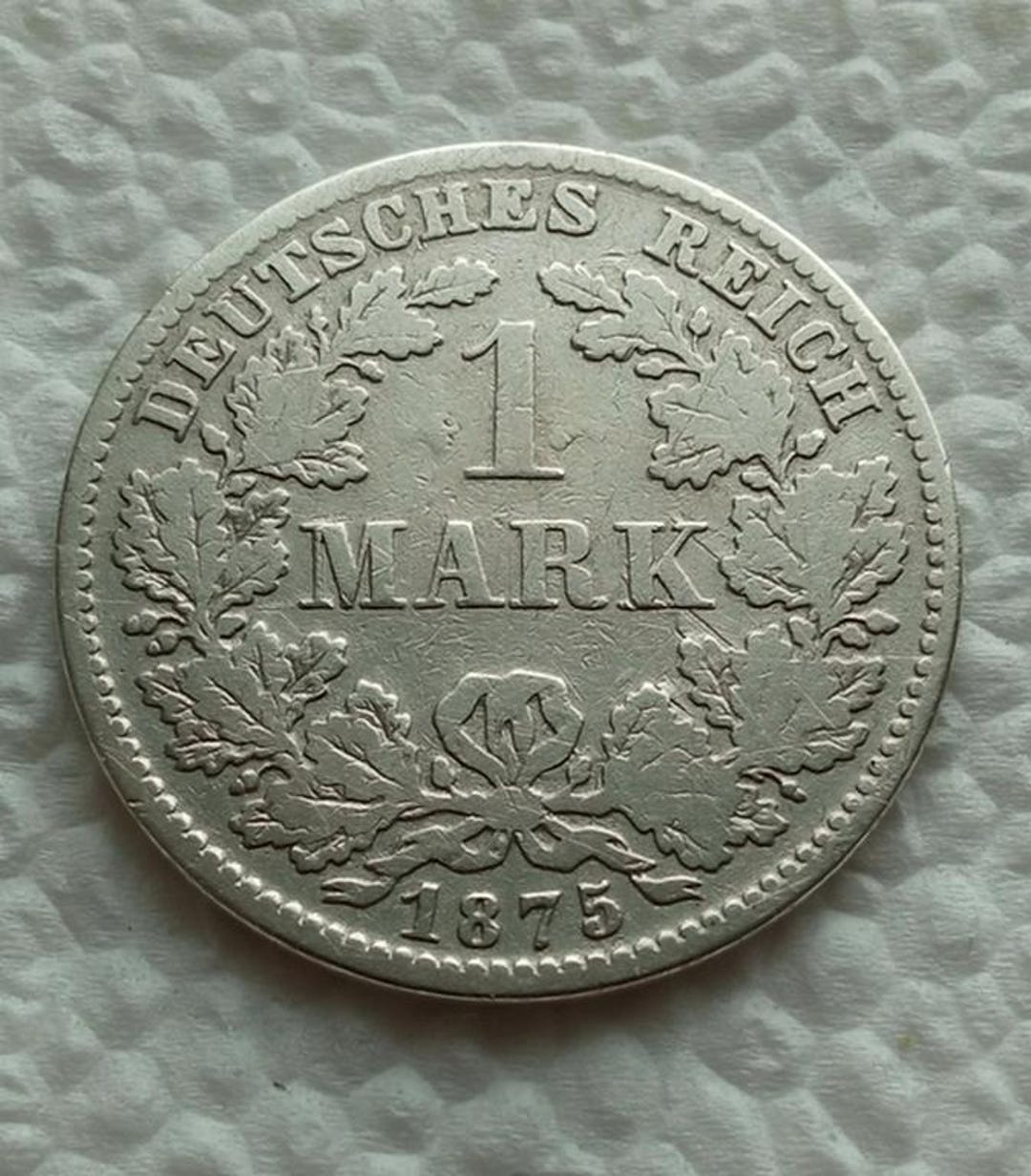 1875 Germany 1 Mark Silver Coin – Imperial Era - Etsy
