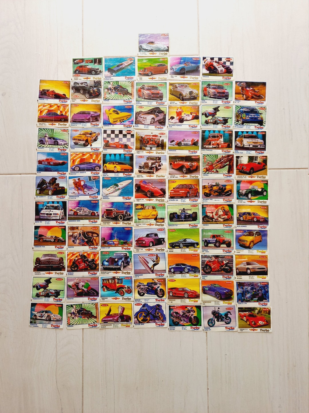 Turbo Chewing Gum Wrappers 76 Turbo Gum Liners Chewing Gum - Etsy