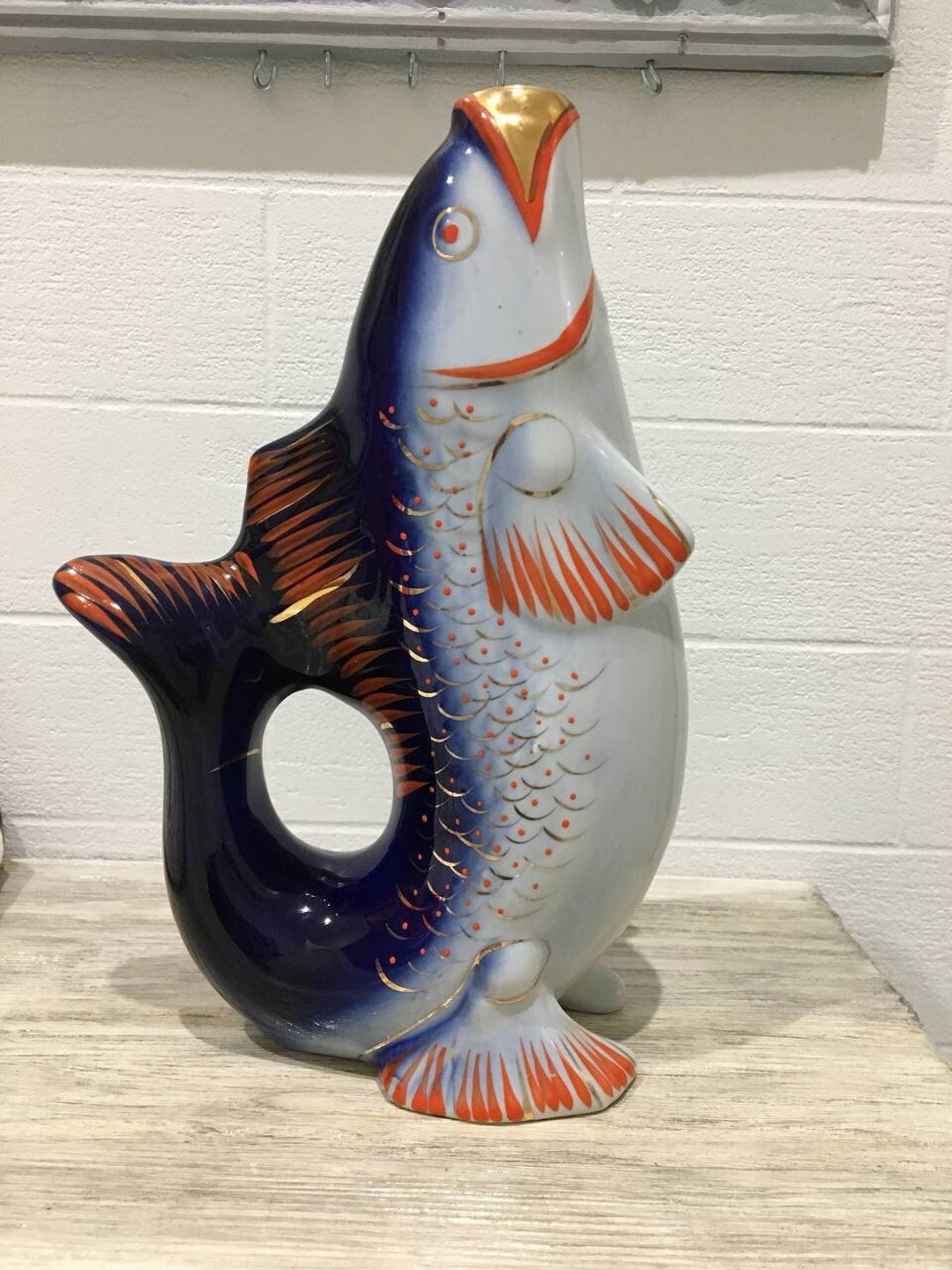 Vintage Decanter in the Form of a Fish for Strong Drinks, Ukrainian ...