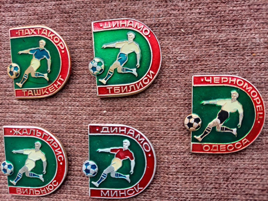 Set of 19 Soviet Pins, Soviet Badges. All Football Clubs Ussr,soviet ...