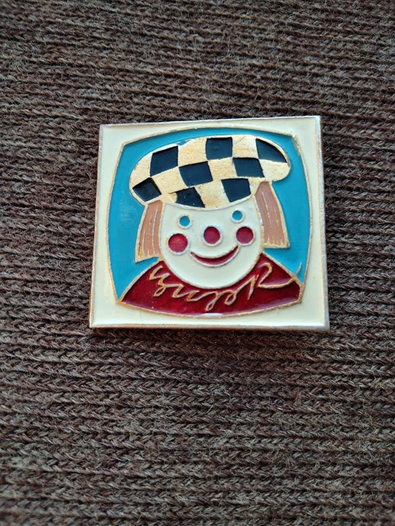 Set of 6 Badges Cartoons Soviet Cartoon Badges Soviet - Etsy