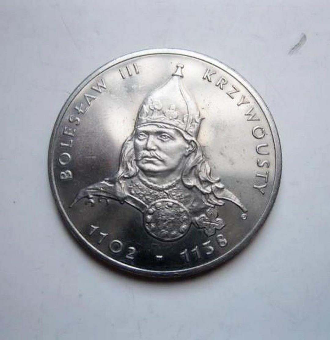 Vintage Poland 50 Zloty Coin, 1982 – Prince Bolesław III Wrymouth ...