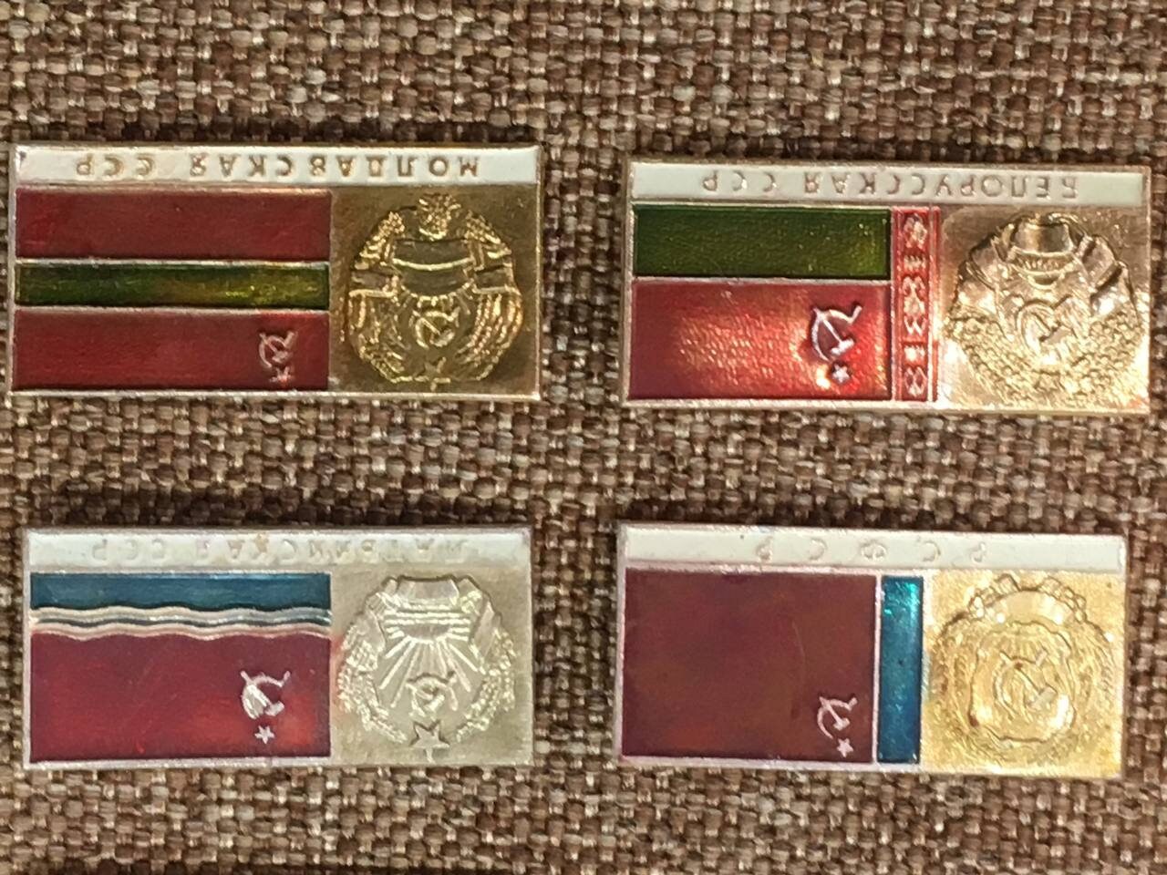 Unique Badges Each Showing the Flag and Emblem of One of the - Etsy