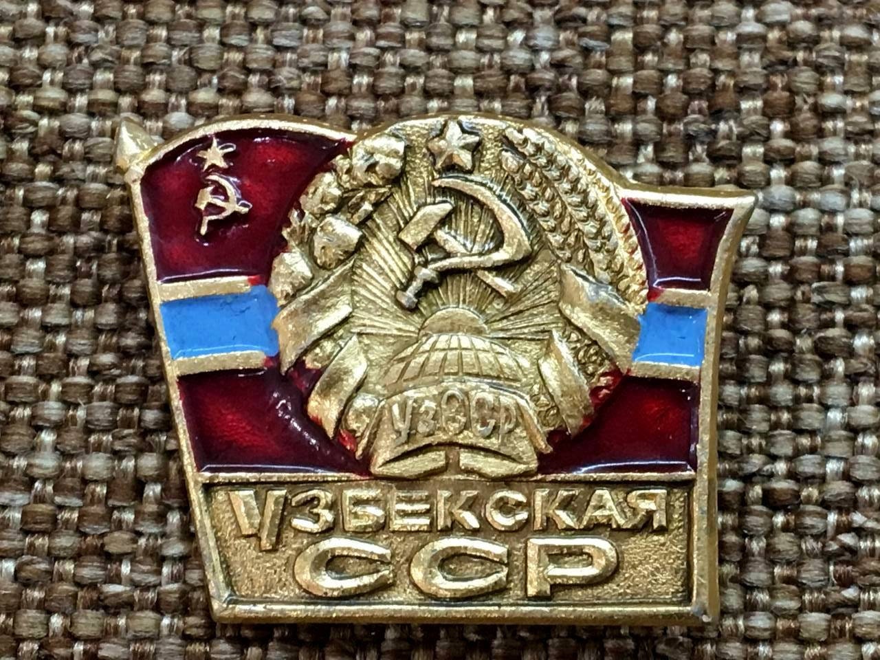 Set of 5 Unique Badges Each With Flag and Emblem of One of - Etsy