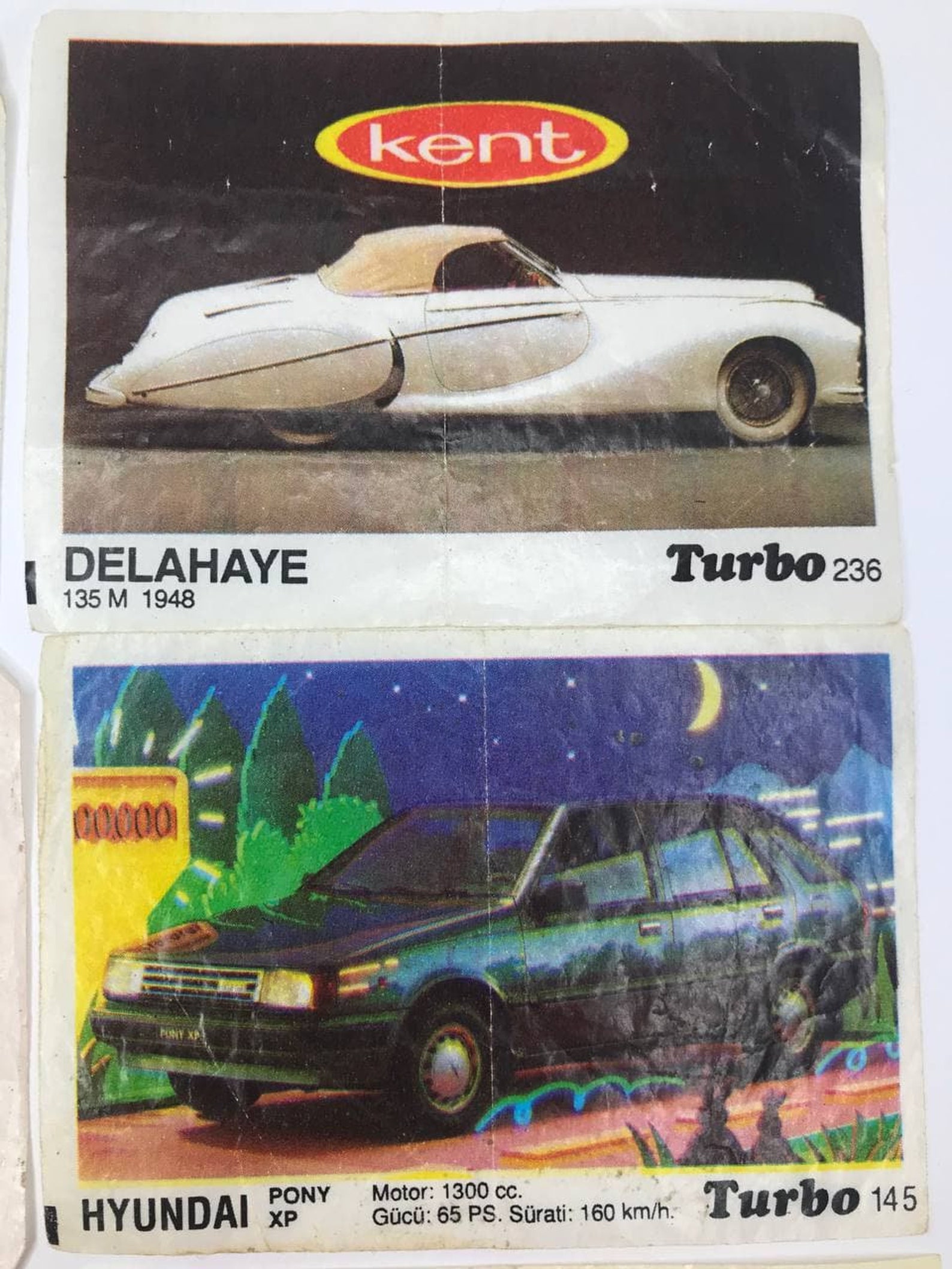 Set 10 Turbo Chewing Gum Wrappers Turbo Gum Liners, Chewing Gum Turbo ...