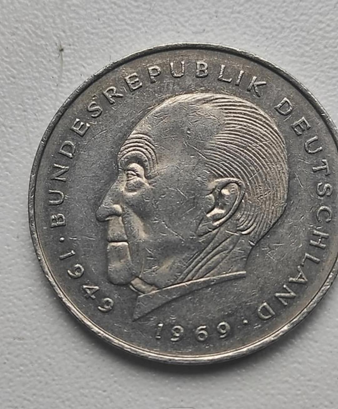 1987 2 Marks Coin (F Mint) Federal Republic of Germany – Vintage ...