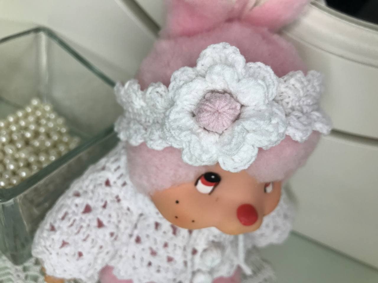 Monchichi Bunny Pink Monchichi Pink Monchichi Baby Rabbit | Etsy