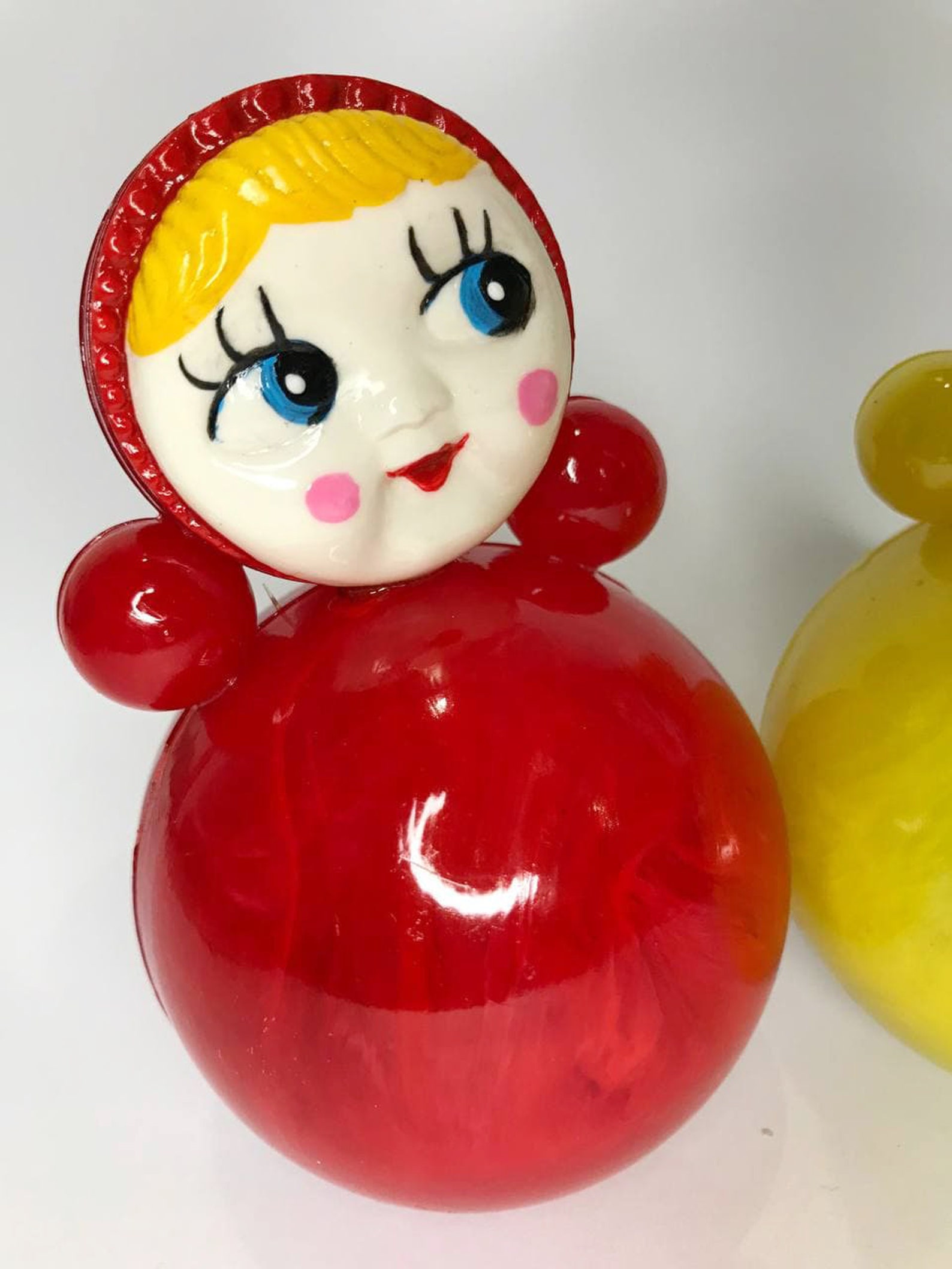 Rolly Polly Dolls Set of 2 Dolls Vintage Rolly Polly Toy - Etsy