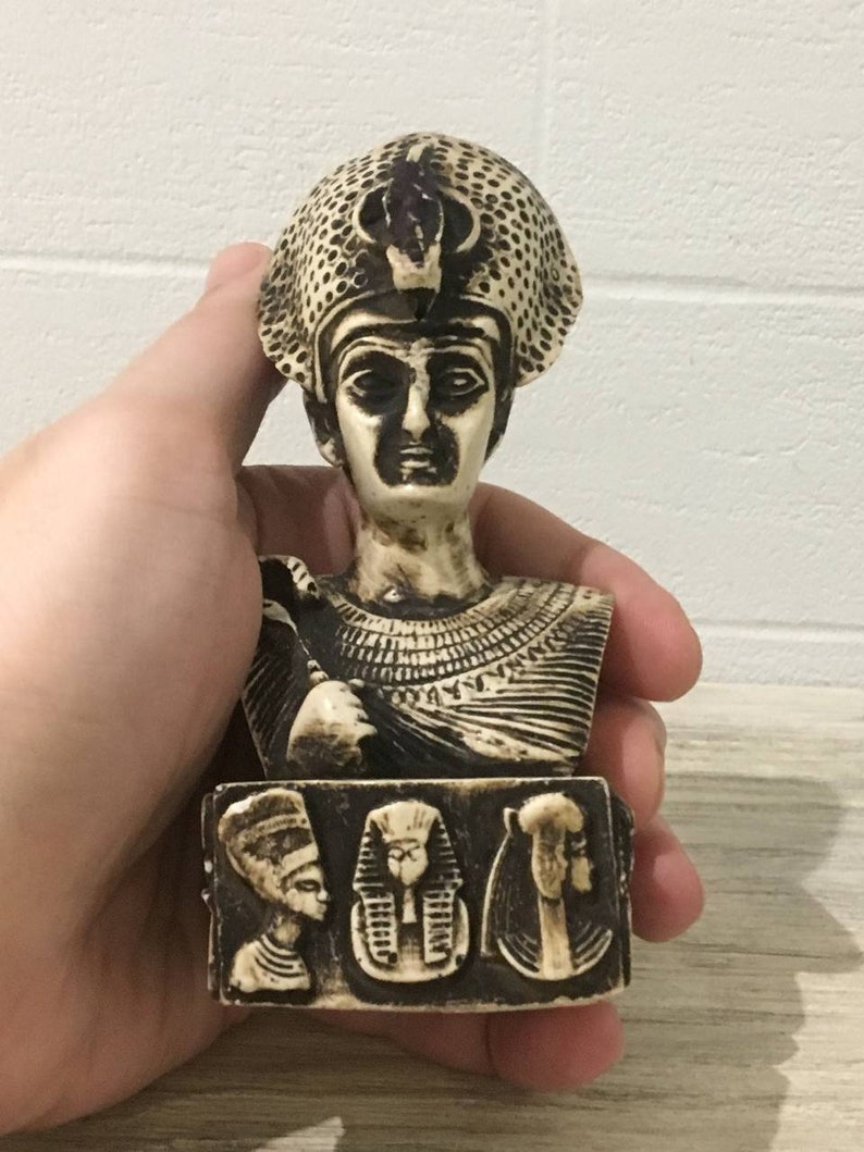 King Ruler Pharaoh Figurine - Ancient Egypt Home Decor - Etsy