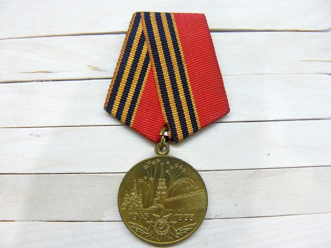 World War II Veteran Medal. Soviet Award to the Veteran of the Great ...