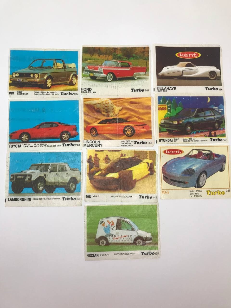 Set 10 Turbo chewing gum wrappers Turbo gum liners Chewing | Etsy