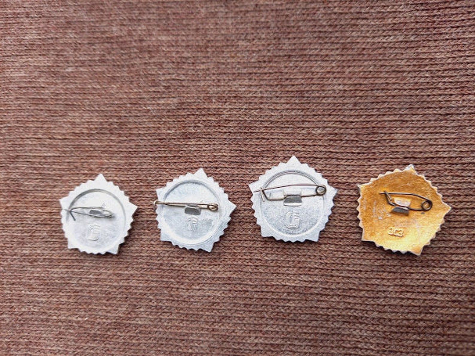 Set of 4 Badges of Four Degrees ready for Labor and - Etsy