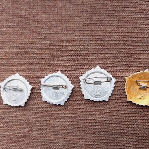 Set of 4 Badges of Four Degrees "ready for Labor and Defense of the ...