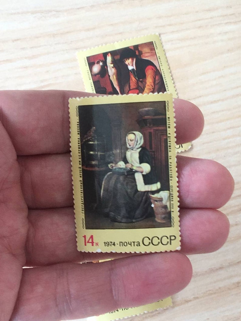 Masterpieces of 17th Century Art – Soviet Stamp Collection (1974) - Etsy