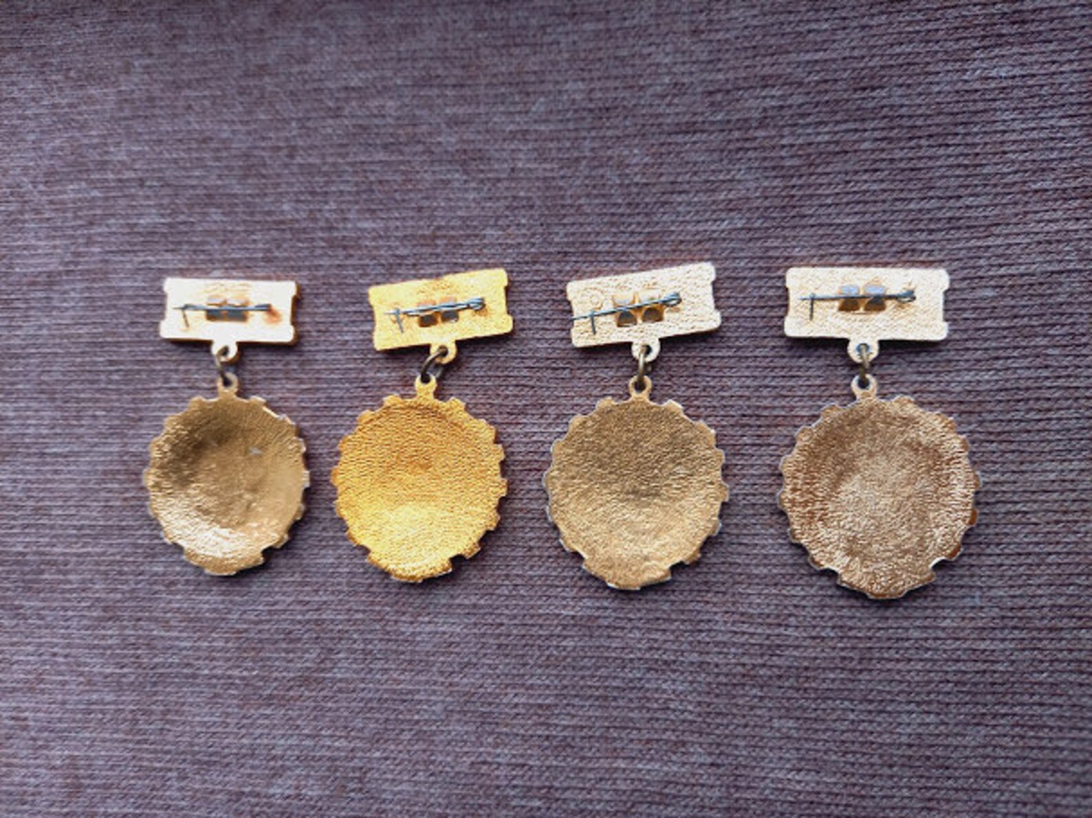 Lot of 4 Soviet Awards Winners of Socialist Competitions USSR Set of 4 ...