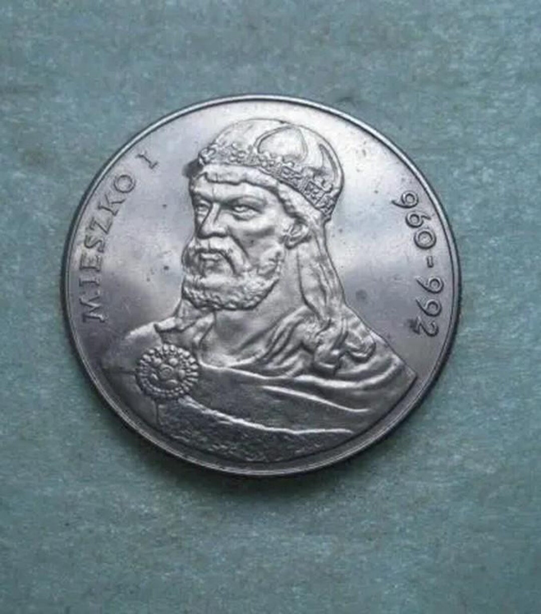 Vintage Poland 50 Zloty Coin, 1979 – Prince Mieszko I, Polish Rulers ...