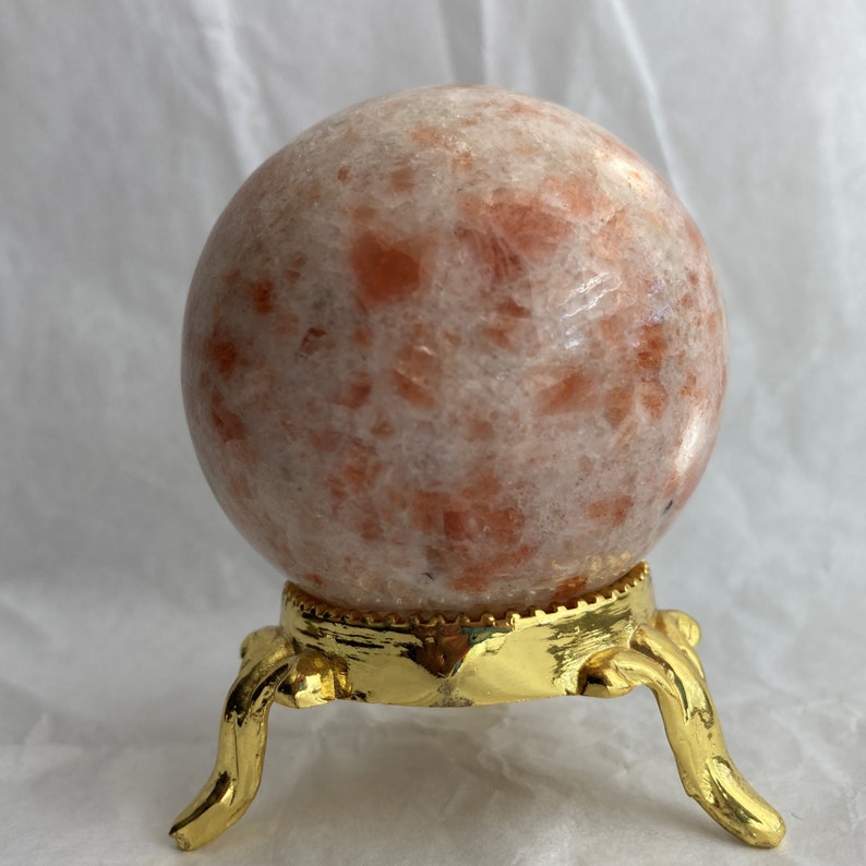 Sunstone Sphere 1.75" Sun Stone Gemstone Crystal Ball - Etsy