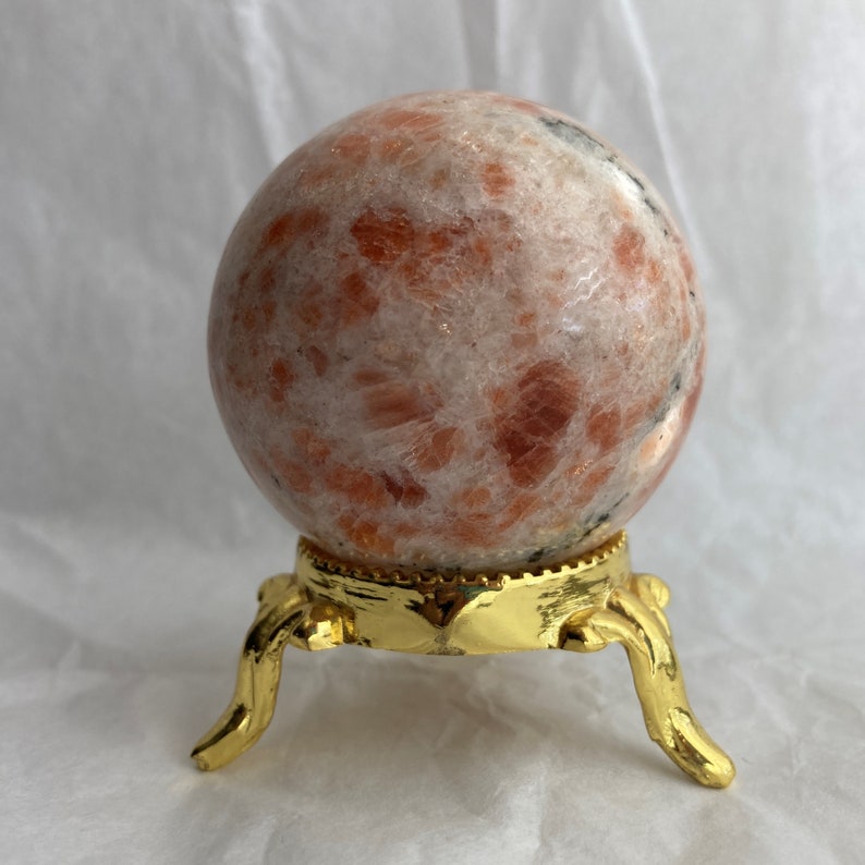 Sunstone Sphere 1.75" Sun Stone Gemstone Crystal Ball - Etsy