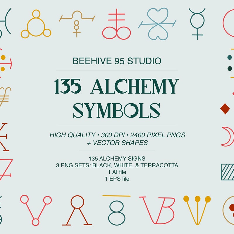 Alchemy Symbols - Etsy