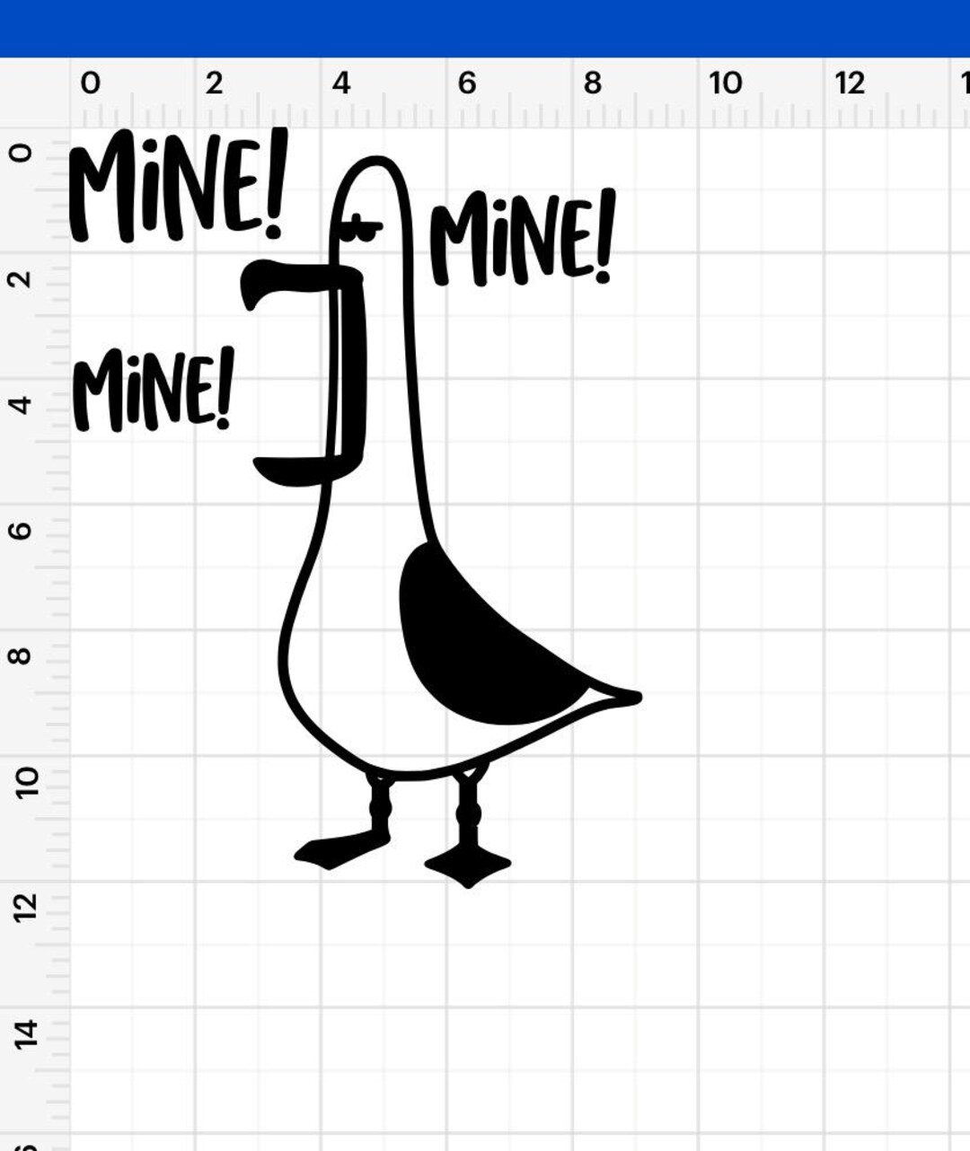 Finding Nemo Car Decal Segal Mine MINE Disney Family Window Sticker - Etsy