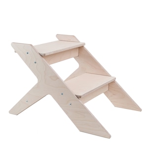 Multi-purpose Wooden Step Stool - Ideal for Toddlers, Kids & Adults in ...