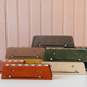 WILD KIDS Wooden Pencil Holder for Kids - Organise Crayon and Pencil ...