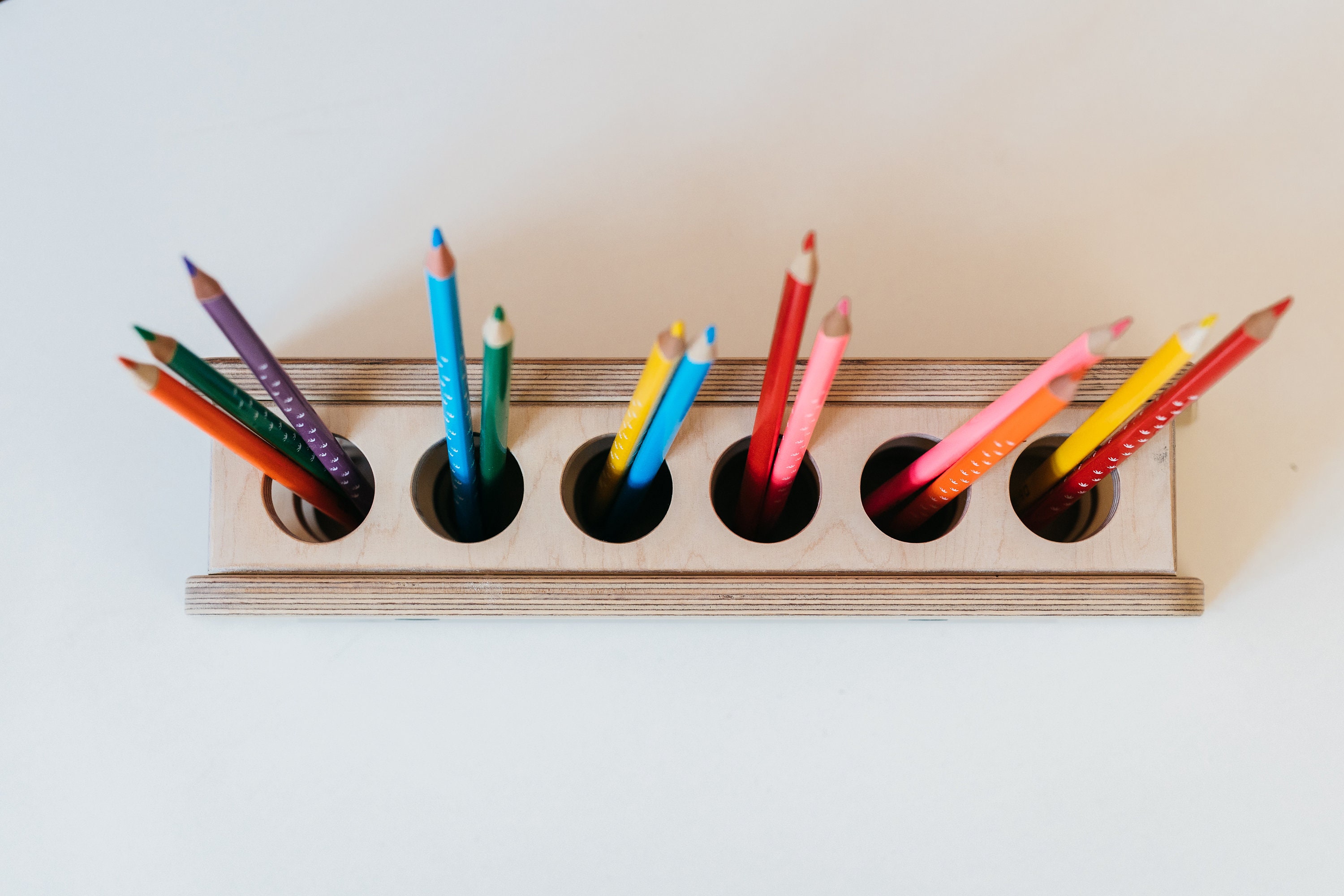 WILD KIDS Wooden Pencil Holder for Kids Organise Crayon and - Etsy