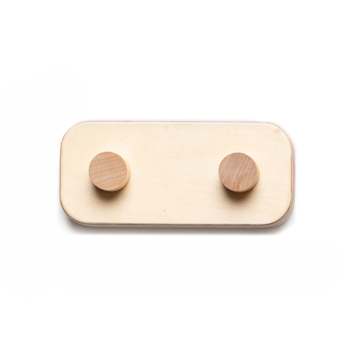 Natural Wood Balance Beam Connector - TWO DOT Stackable Link for Kids ...