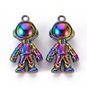 Rainbow Metal, Space Person, Astronaut, Spaceman, Rainbow Alloy ...